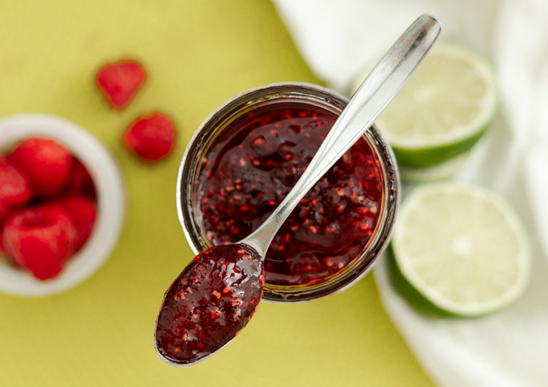 Raspberry Lime Jam - Oregon Raspberries & Blackberries