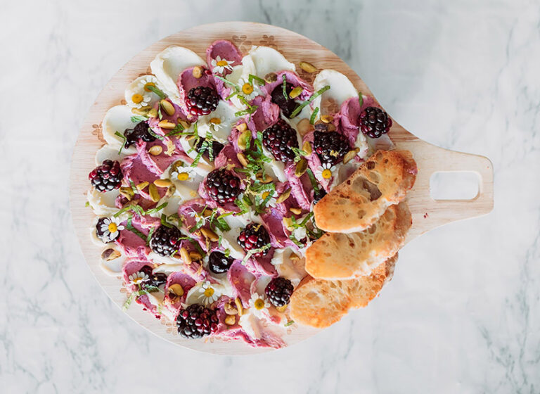Berry Butter Board - Oregon Raspberries & Blackberries