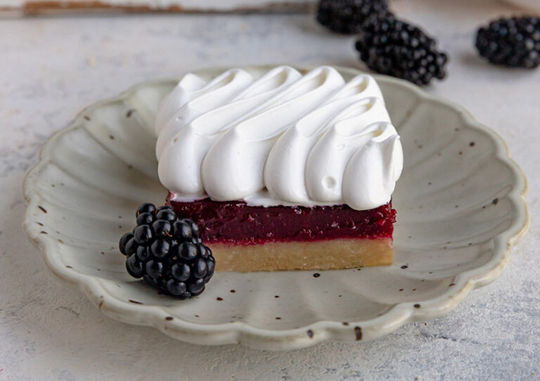 Blackberry Meringue Bars - Oregon Raspberries & Blackberries