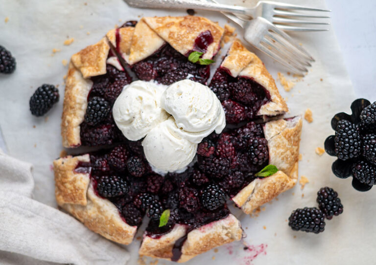 Easy Oregon Blackberry Galette - Oregon Raspberries & Blackberries